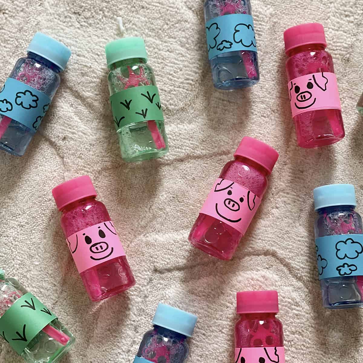 Bubble Party Favors (Farm-Themed with paper wrappers!)