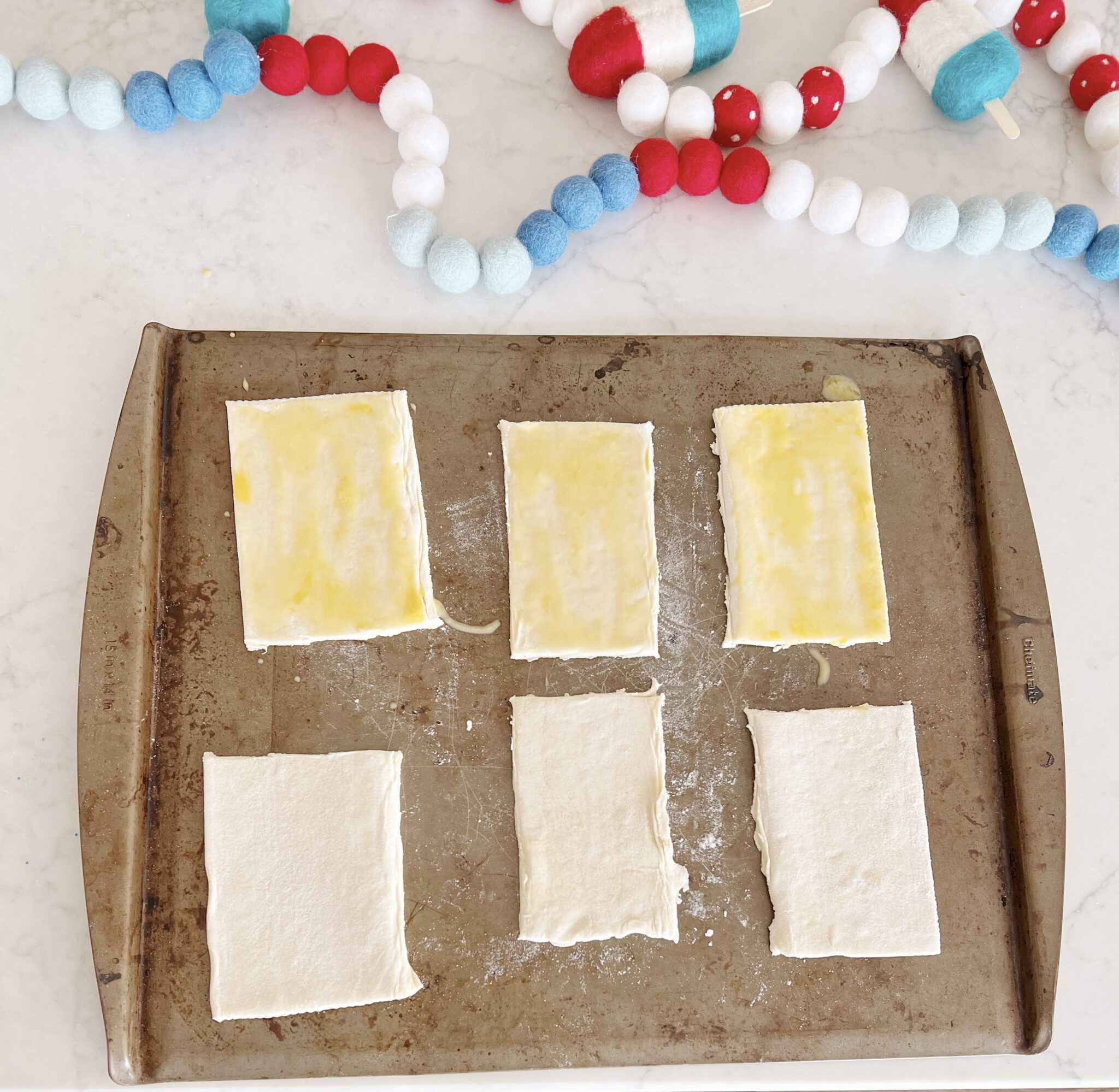 Puff Pastry Pop Tart -A Patriotic Homemade Toaster Strudel ...