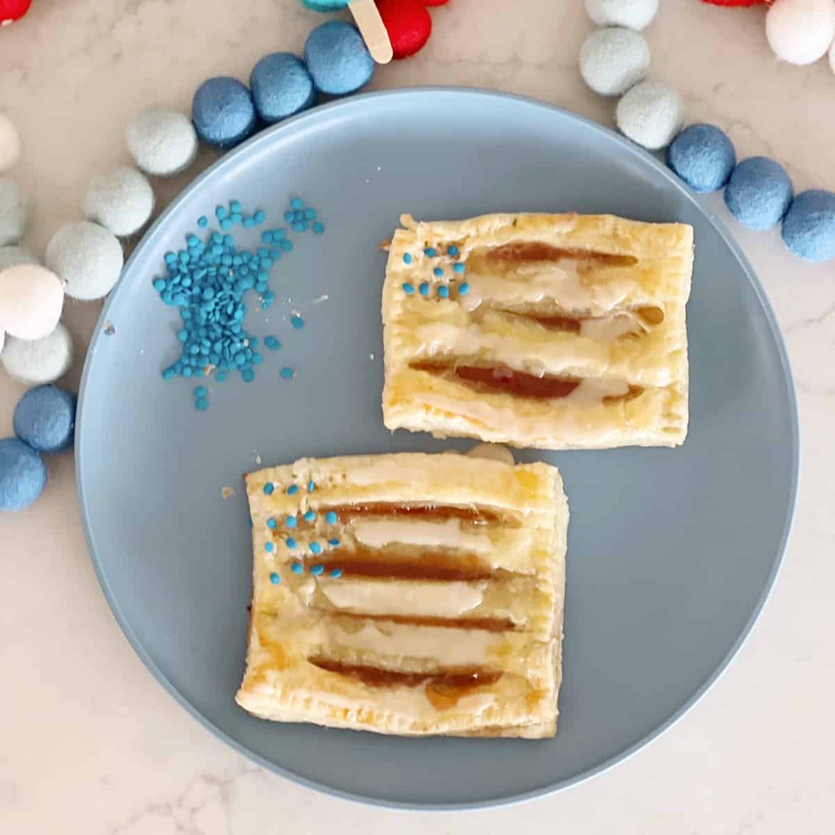 Puff Pastry Pop Tart -A Patriotic Homemade Toaster Strudel ...