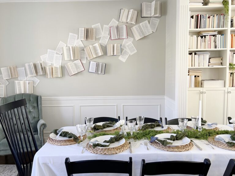 How to Build a Book Accent Wall - traditionallycozy.com
