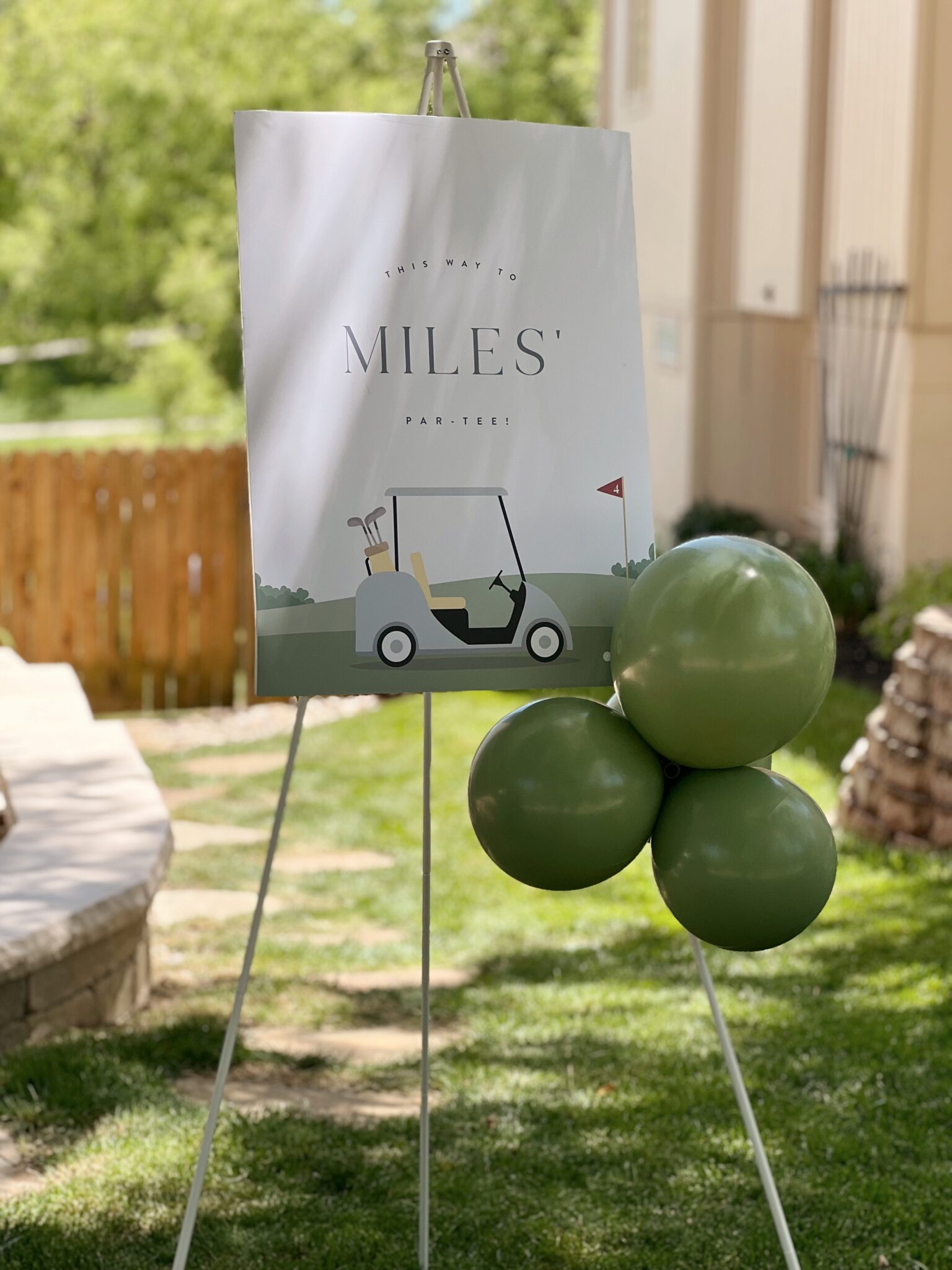 He's FORE! A Golf Themed Birthday Party - traditionallycozy.com
