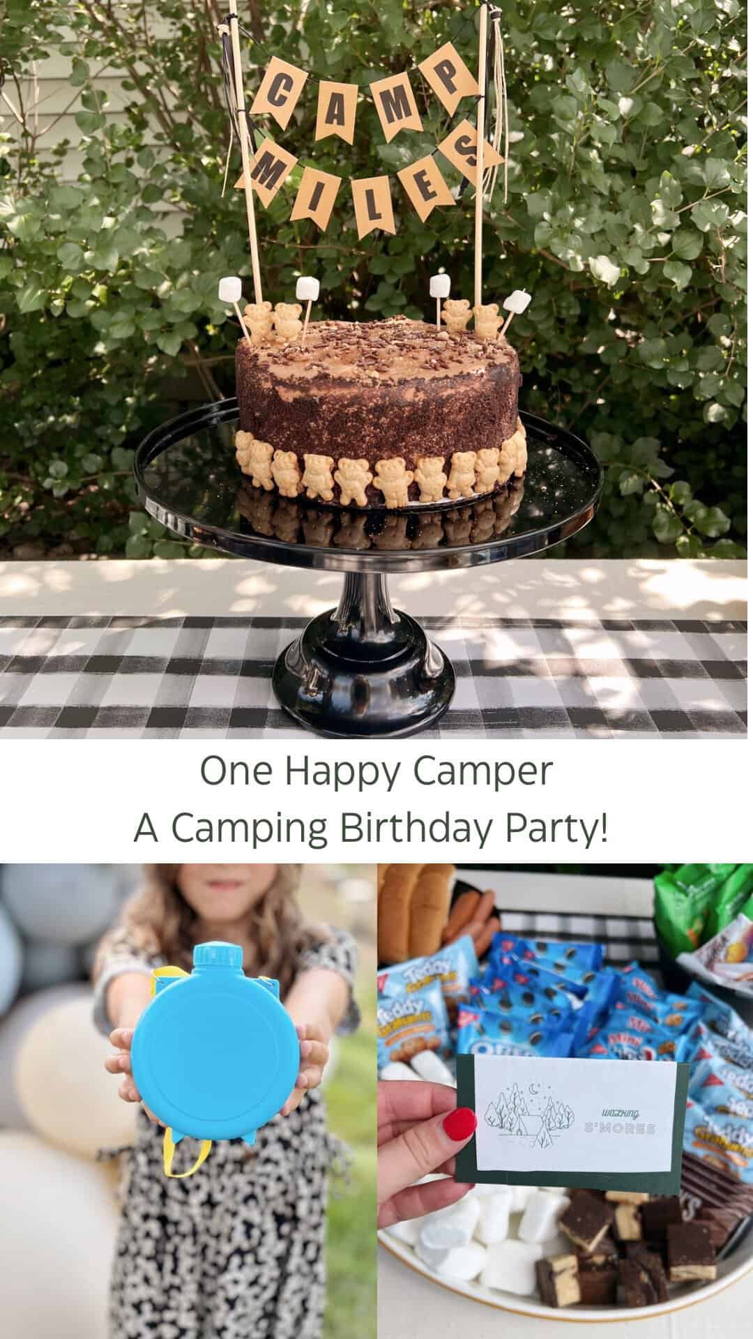 Camping Themed Birthday Party - traditionallycozy.com